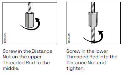 Distance nut B42/M10 EG | Wibe group