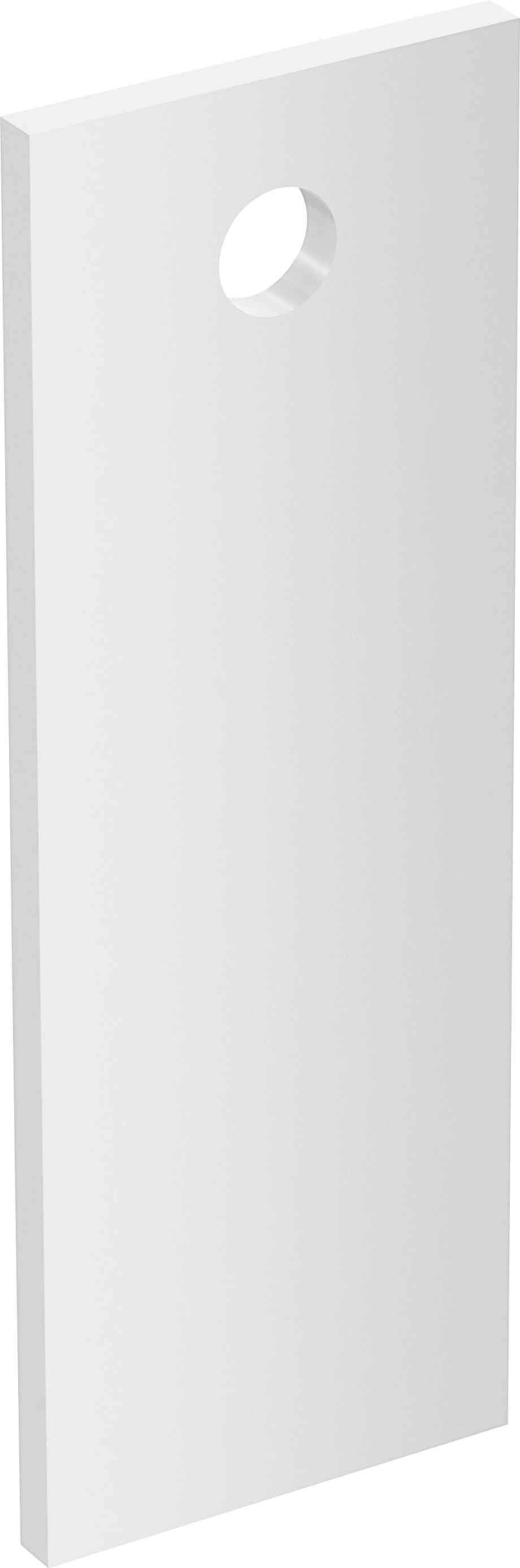 Back plate 40 HDG white | Wibe group