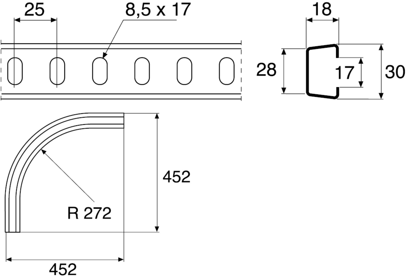 Vertical riser 18-200 HDG | Wibe group