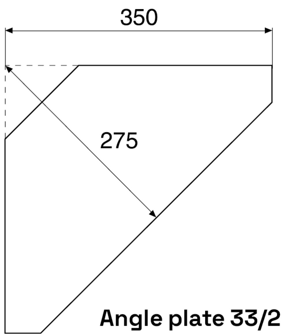 Angle plate 33/2 HDG | Wibe group