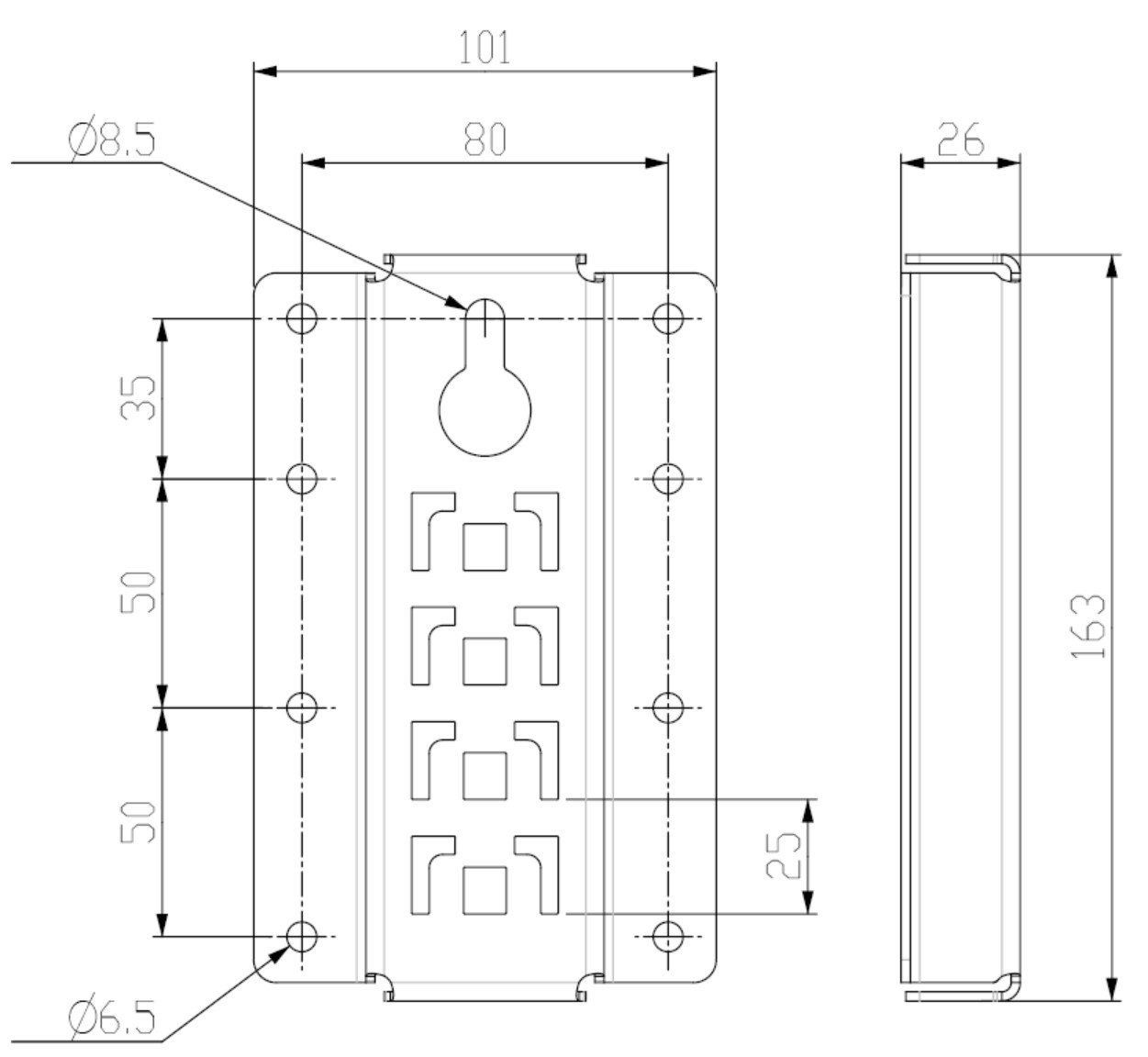 CLX3 wall bracket PG | Wibe group