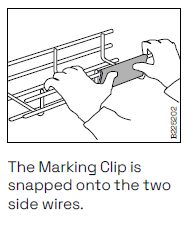 Marking clip B44/Equipotential bonding | Wibe group
