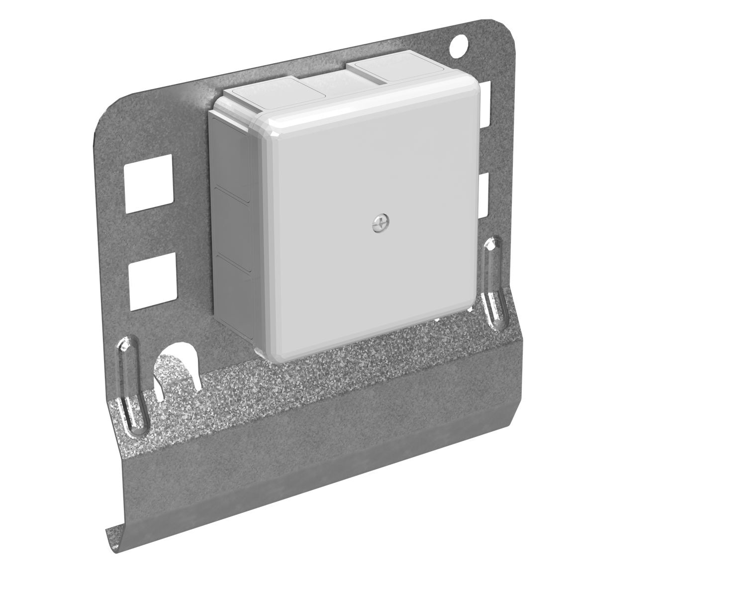 Junction box U56 w T + plate 35S HDG | Wibe group