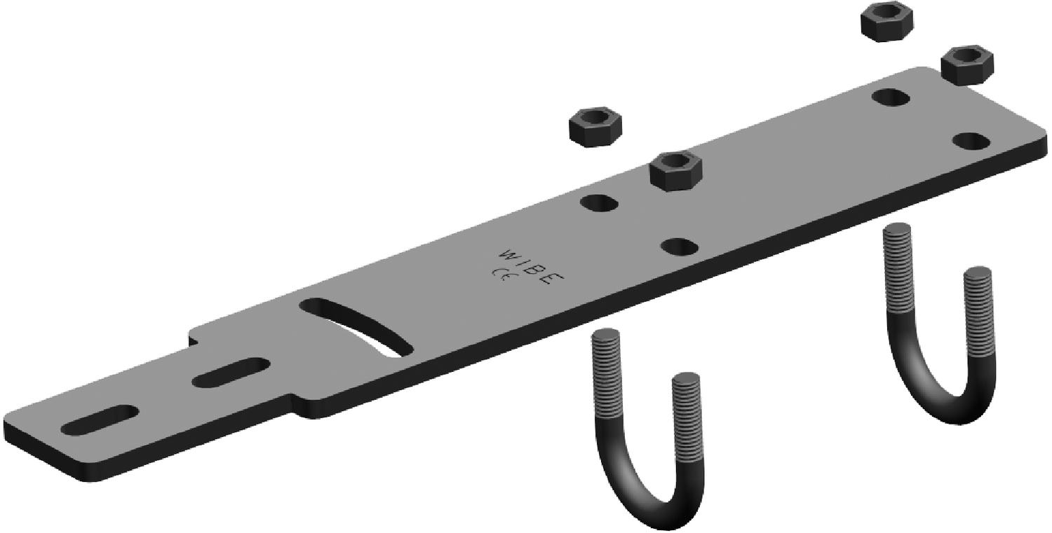 Round bar fixing for ceilings HDG | Wibe group