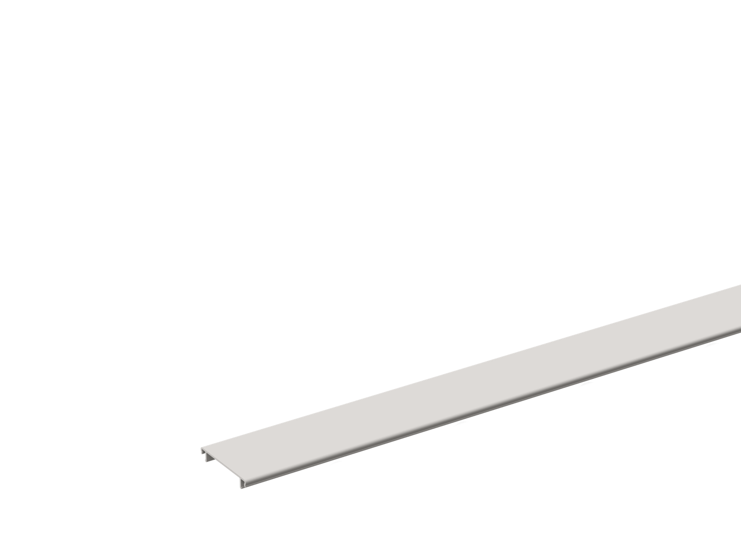 Lid Cable tray 75mm 3m PY1 | Wibe group