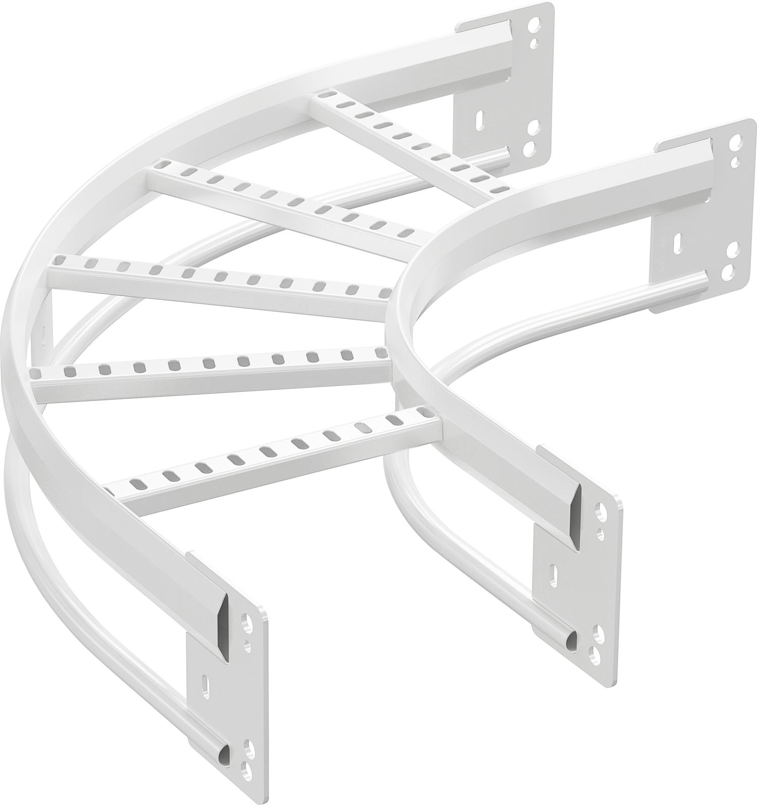 90 bend 55-1000 HDG white | Wibe group