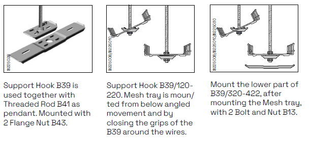 Support hook B39/120-220 EG | Wibe group