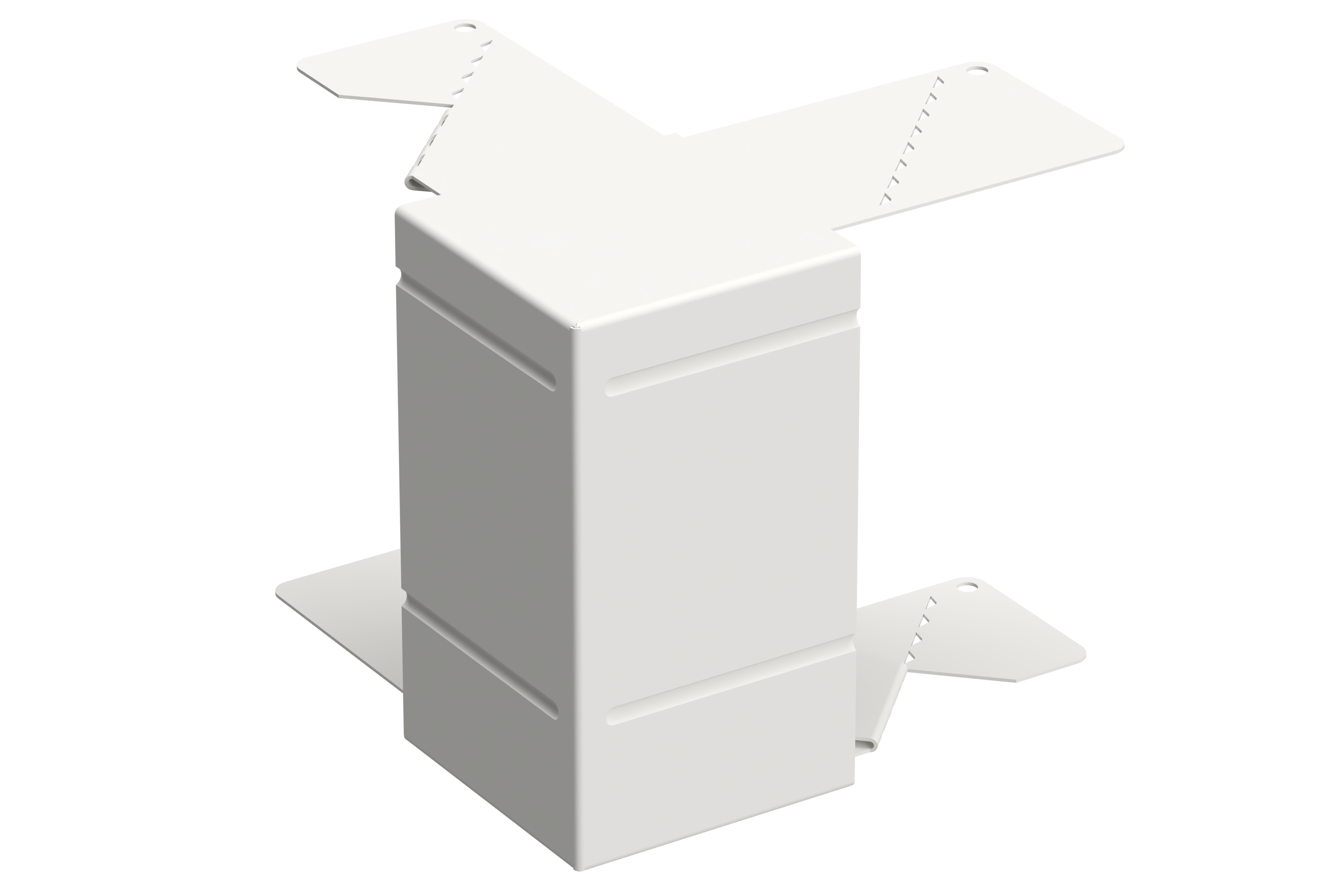 WGX UNI BINNEN/BUITENHOEK H-130/72 R9003/70 | Wibe group