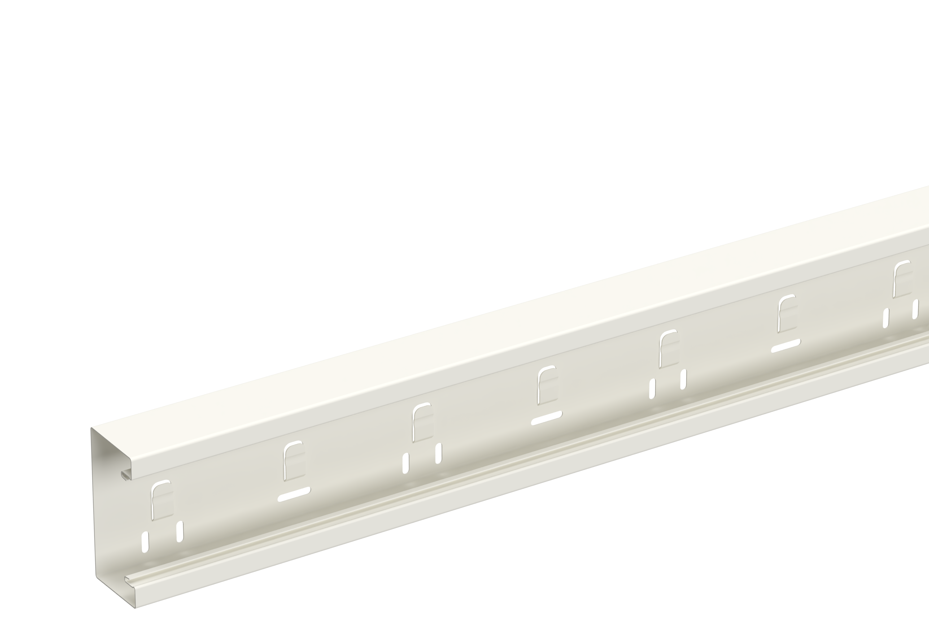 Trunking base steel 110/52 2.5m R9010 | Wibe group