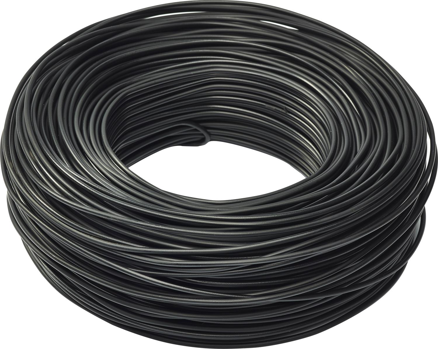 Lashing wire HT-2314 PVC black | Wibe group