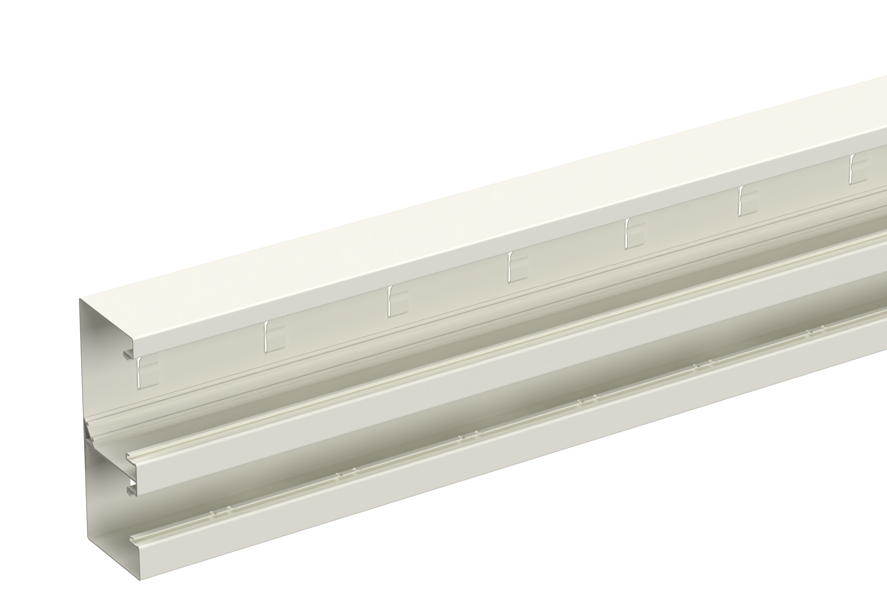 Trunking base steel 183/72 2.5m R9010 | Wibe group